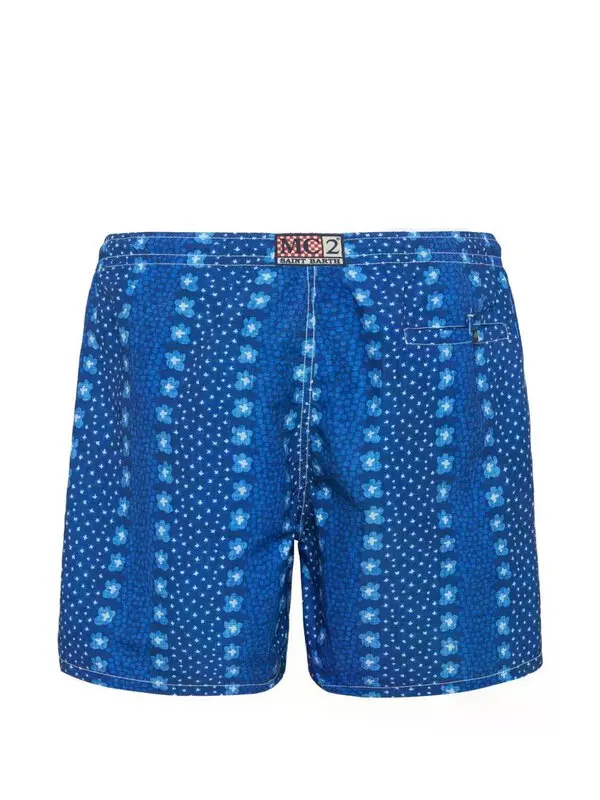 MC2 SAINT BARTH Caprese Floral-print Swim Shorts
