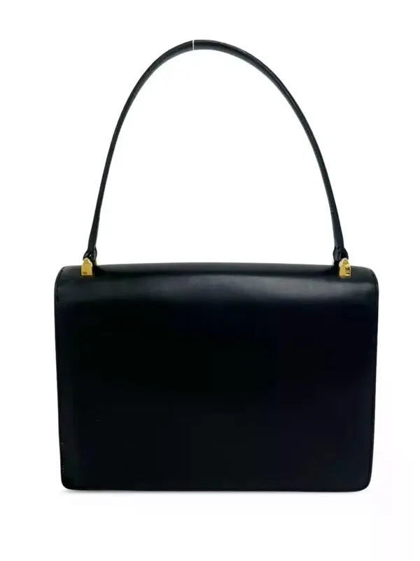 Celine 1990-2000 Leather Rotating Planet Top Handle Bag Handbag