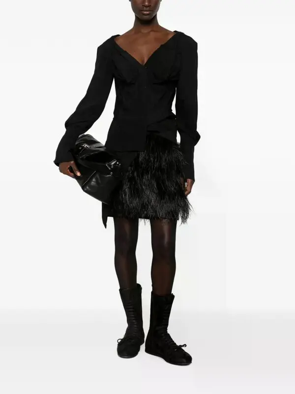 VIVIENNE WESTWOOD 2010s Draped V-neck Blouse