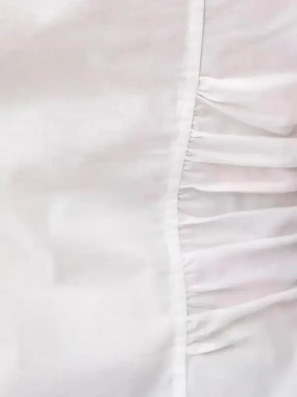 Patrizia Pepe Ruched Long-sleeve Shirt