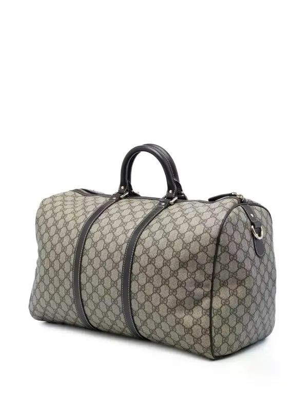 Gucci 2016-2026 Large Gg Supreme Joy Duffel Bag Travel Bag - Neutrals