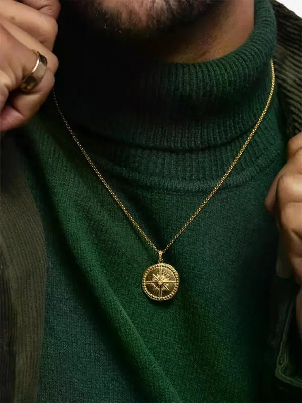 DOWER & HALL Compass-pendant Necklace