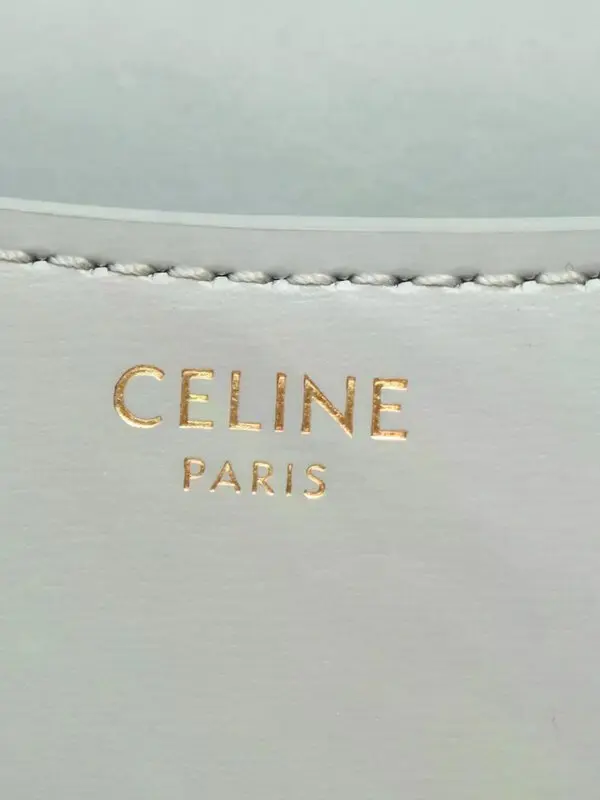 Celine 2010-2026 Teen Leather Laura Satchel - Blue