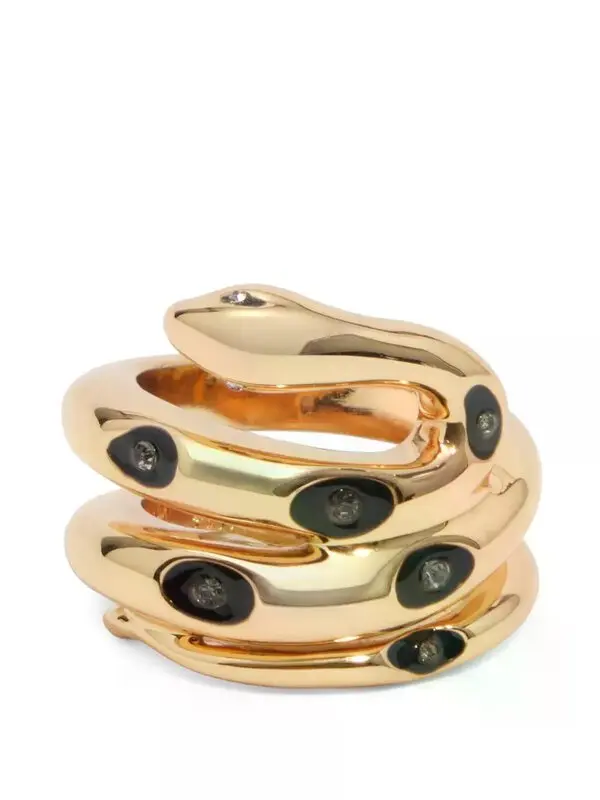 Bimba Y Lola Snake Spiral Ring - Gold