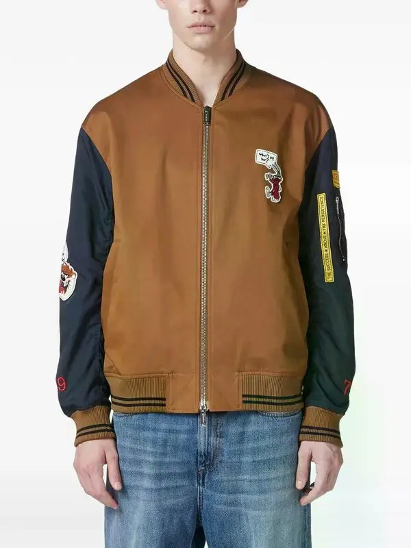 Iceberg Embroidered Colour-block Jacket