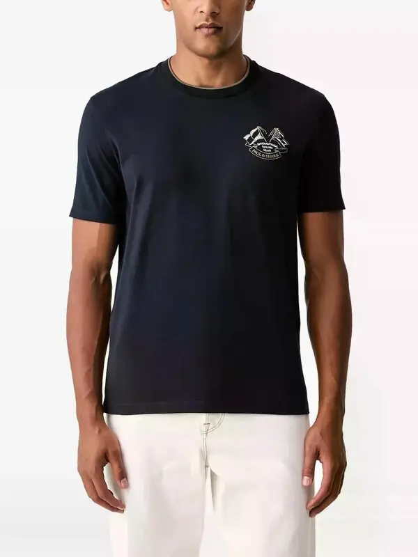 Paul & Shark Logo-embroidered T-shirt