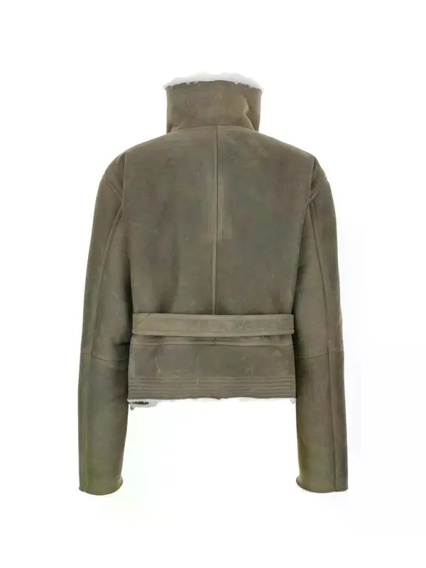 Rick Owens Belted Shearling Coat