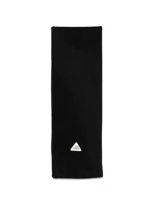 AIN AMOR Logo-patch Button-fastening Scarf