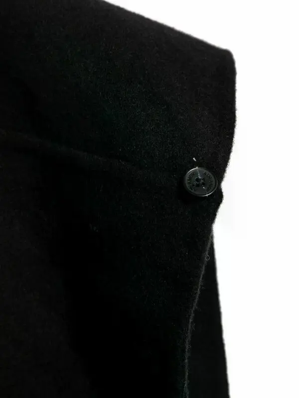 AIN AMOR Logo-patch Button-fastening Scarf