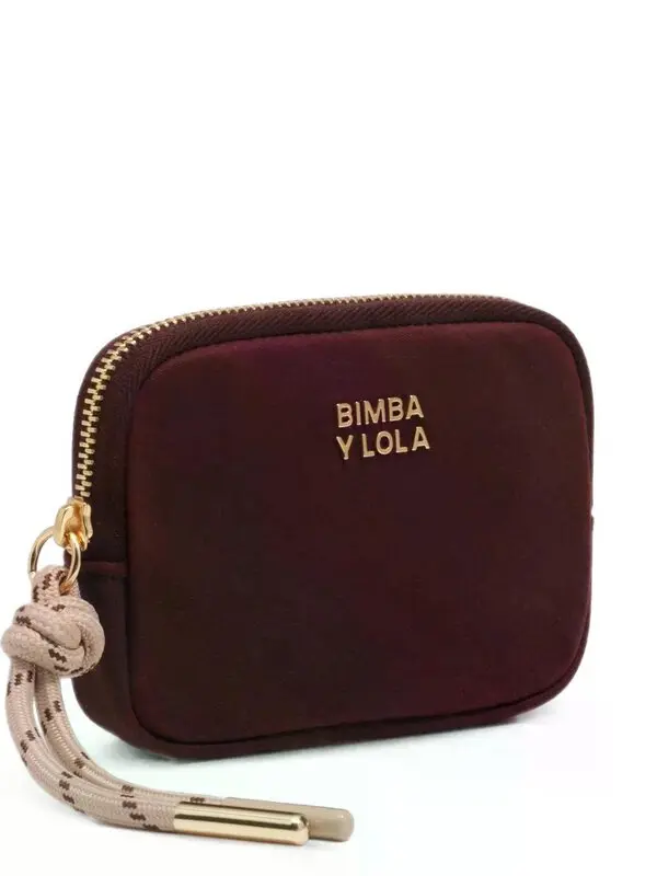 Bimba Y Lola Burgundy Coated Coin Purse - Red