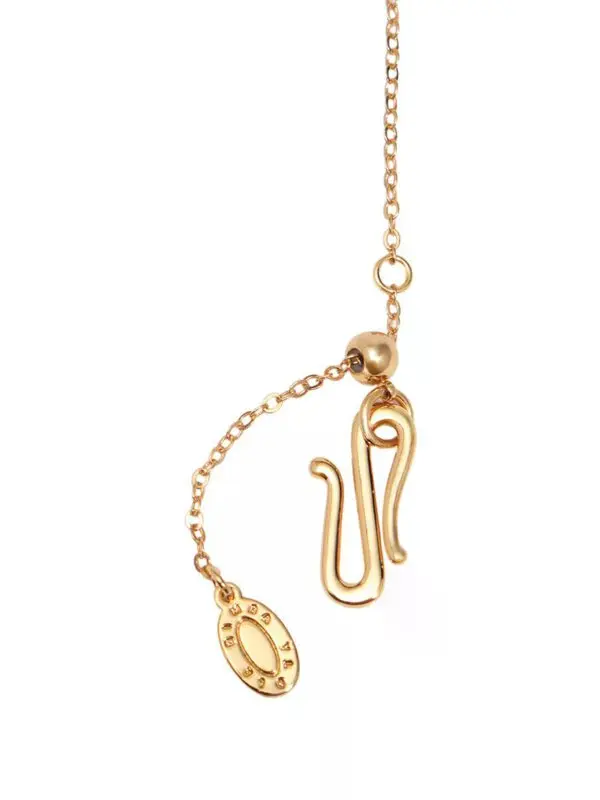 Bimba Y Lola And Crystals Snake Necklace - Gold