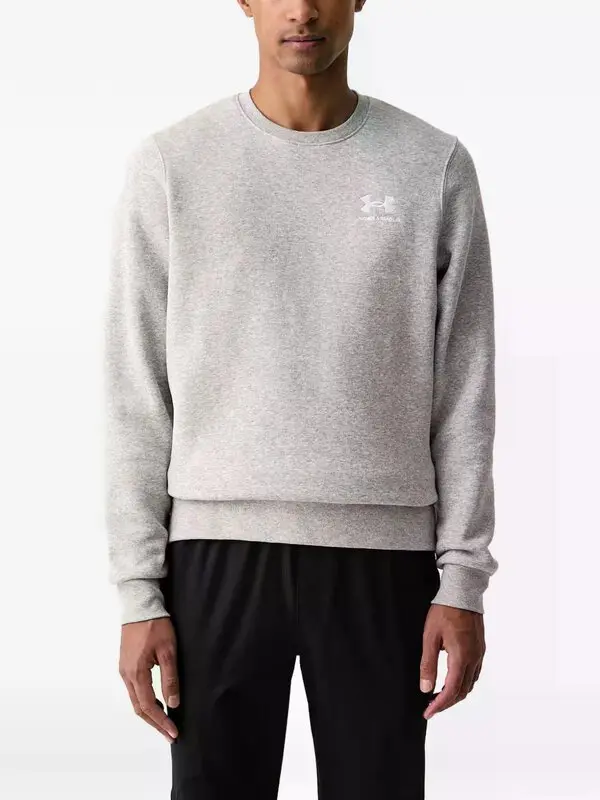 Under Armour Ua Icon Logo-embroidered Sweatshirt - Grey