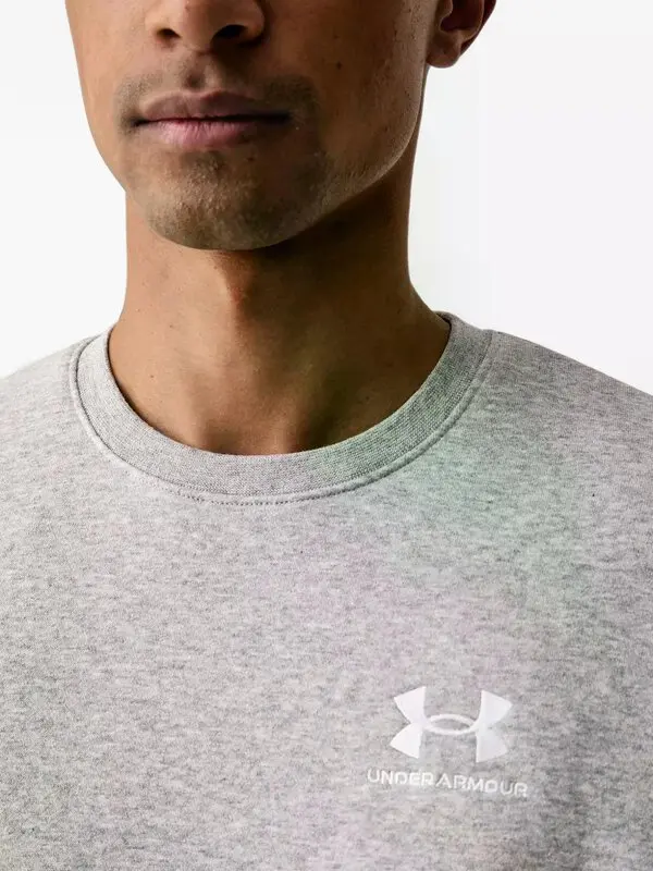 Under Armour Ua Icon Logo-embroidered Sweatshirt - Grey