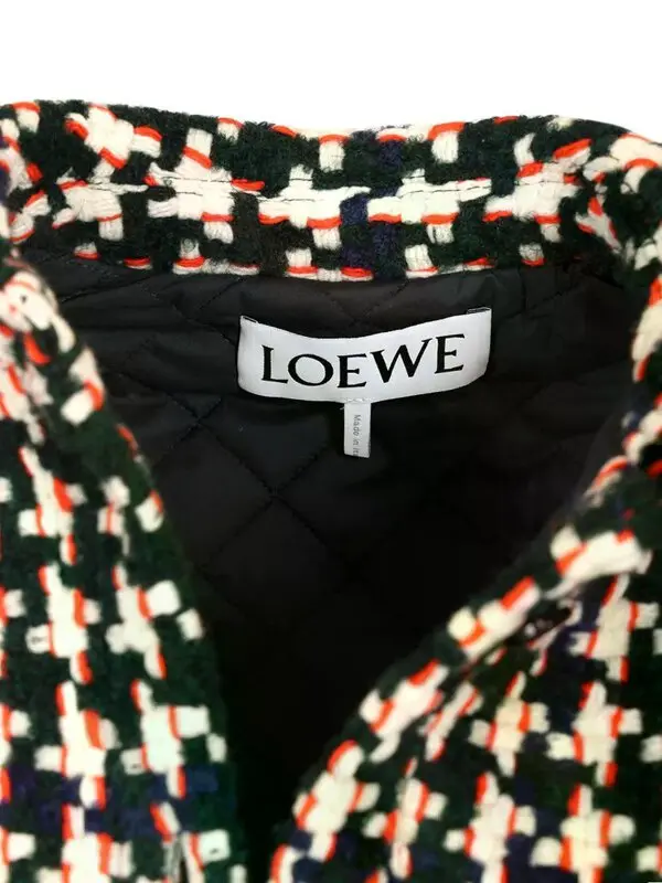 Loewe Oversized Houndstooth-pattern Jacket