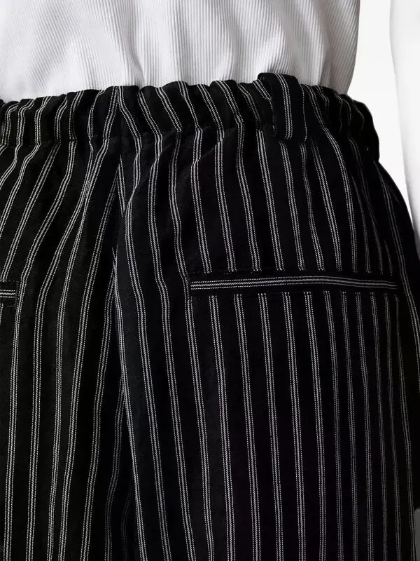 WILLY CHAVARRIA Toluca Vertical-stripe Wide-leg Trousers