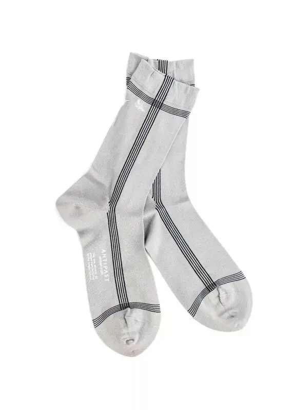 ANTIPAST Striped Knitted Socks