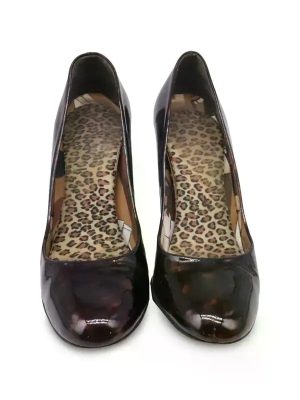 STUART WEITZMAN Tortoiseshell Patent Leather Pumps