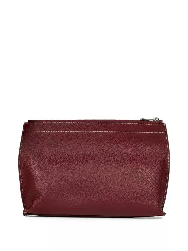 A.p.c. Small Neige Clou Leather Clutch Bag