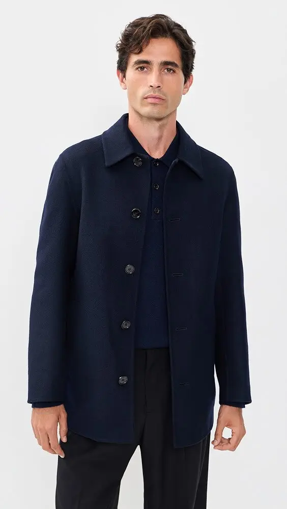 Burberry Double Faced Short Car Coat