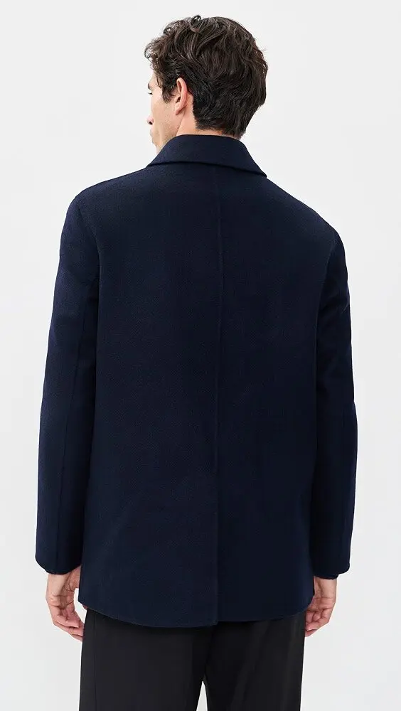 Burberry Double Faced Short Car Coat