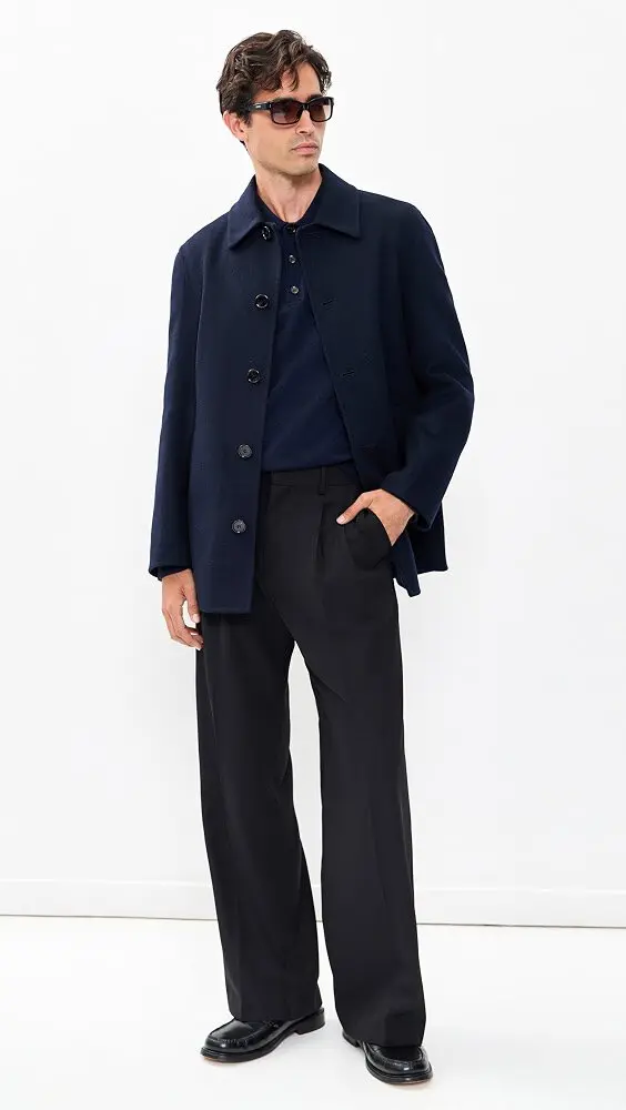 Burberry Double Faced Short Car Coat