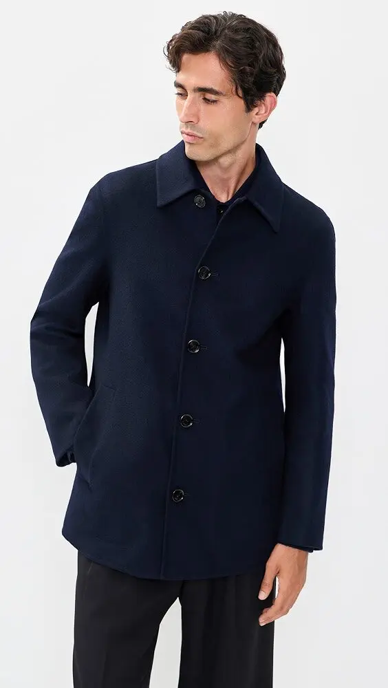 Burberry Double Faced Short Car Coat