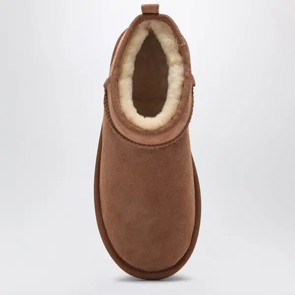 UGG Classic Ultra Mini Boots In Chestnut - Beige