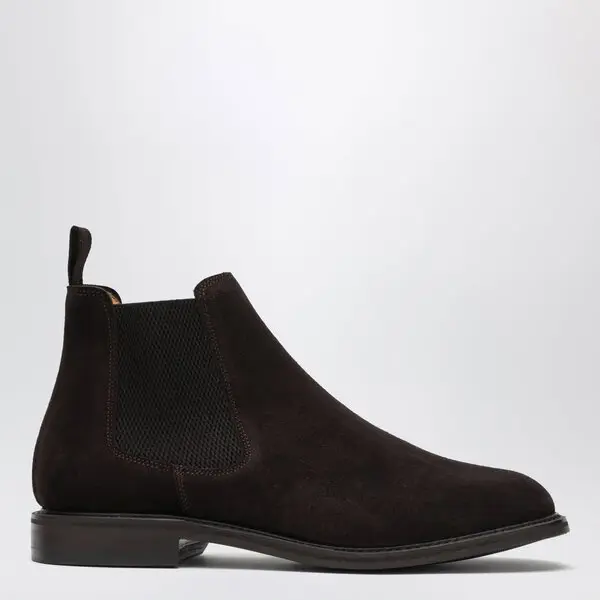 BERWICK 1707 Suede Chelsea Boots - Brown