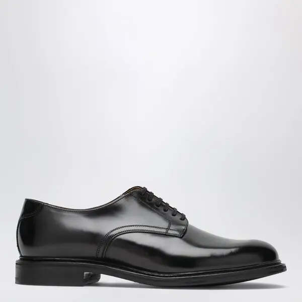 BERWICK 1707 Leather Derby Shoes - Black