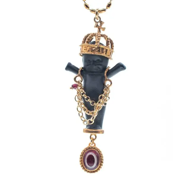 GEM KINGDOM Black / Gold Happy Baby Gem Baby Black And Gold - Black/gold