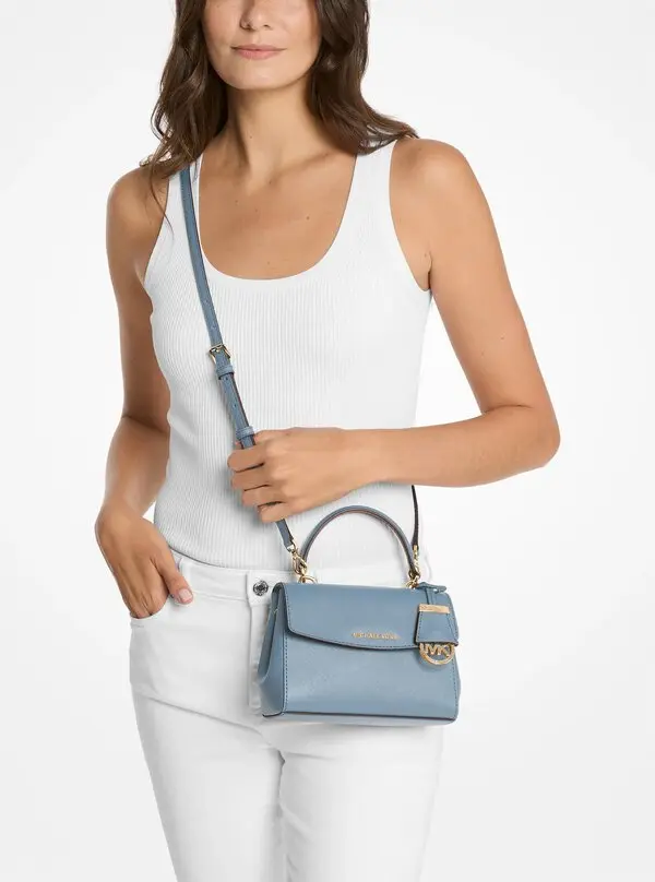 Michael Kors Ava Extra-small Saffiano Leather Crossbody In By