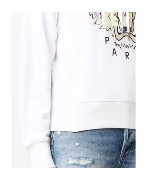 Kenzo Logo-embroidered Cotton Hoodie