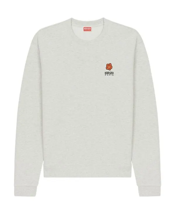Kenzo Boke Flower Crest Logo Embroidered Sweatshirt
