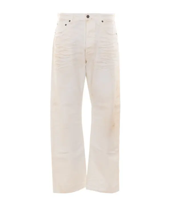 HAIKURE Achillespollock Straight Jeans - Off-white