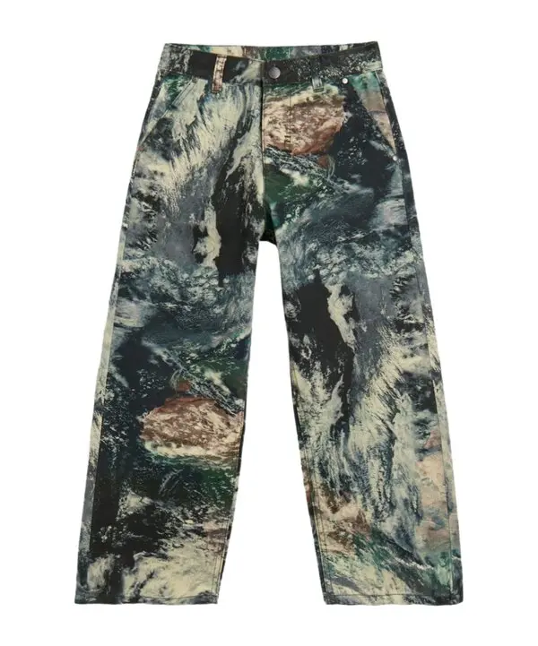 Stella McCartney Earth-print Cotton Jeans - No