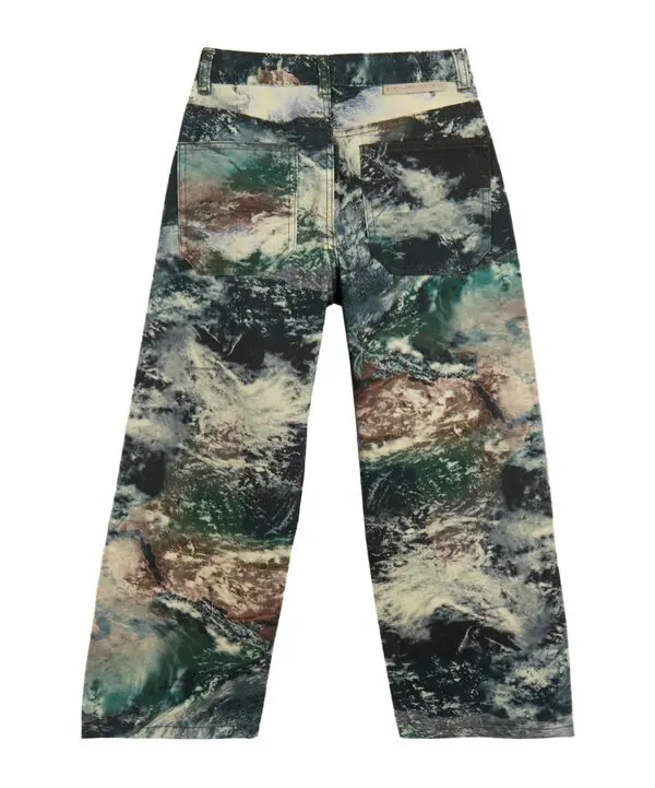 Stella McCartney Earth-print Cotton Jeans