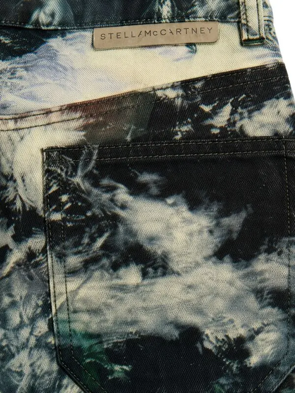 Stella McCartney Earth-print Cotton Jeans