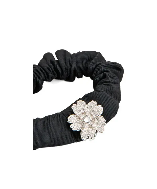 ROGER VIVIER Efflorescence Scrunchie In Grosgrain