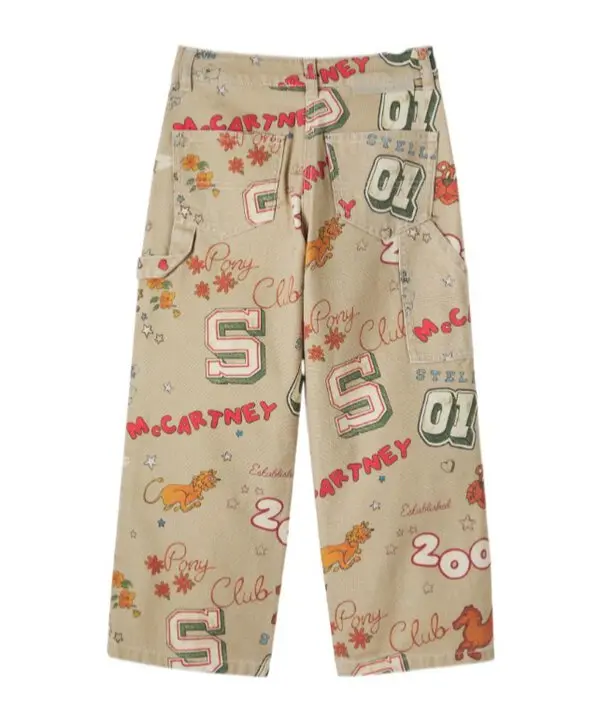 Stella McCartney Graphic-print Cotton Trousers