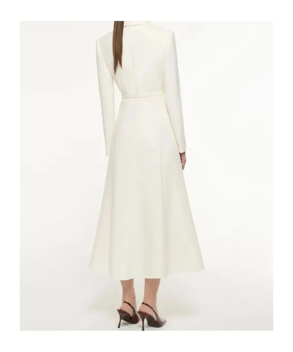 Roland Mouret Tailored Midi Dress - Cream