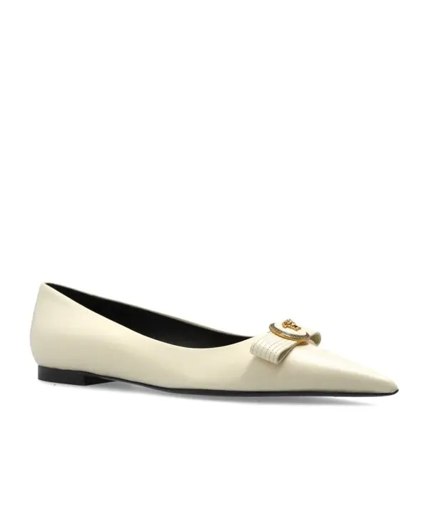 Versace Ribbon Ballerinas
