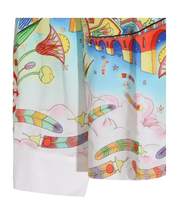 Casablanca Printed Long-sleeve Shirt
