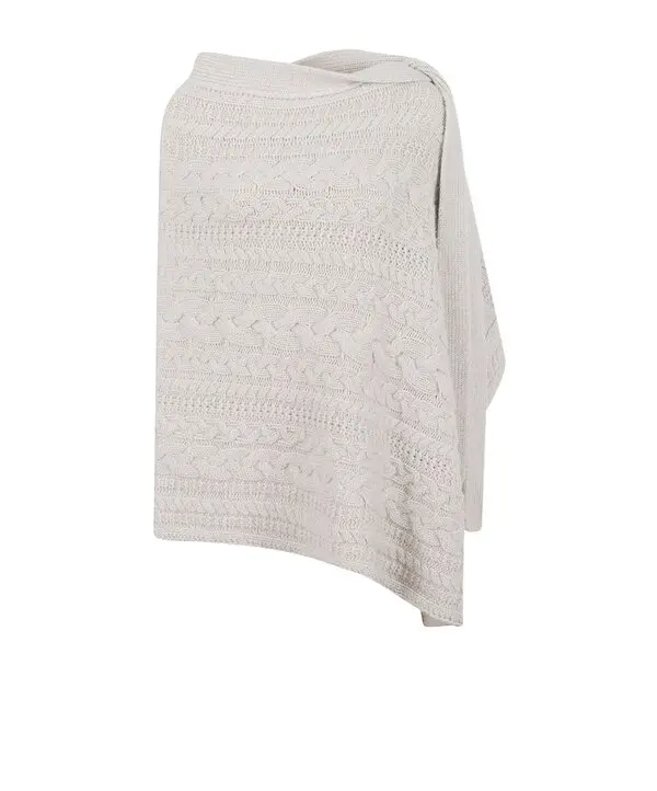 Ermanno Scervino Cable Knit Cape