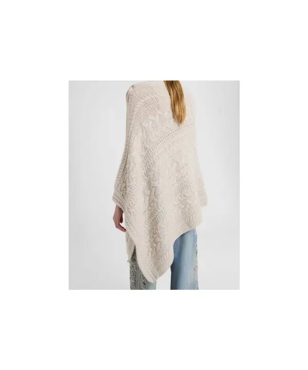 Ermanno Scervino Cable Knit Cape