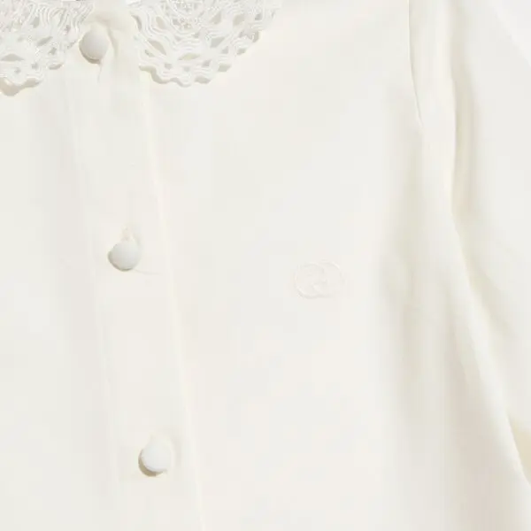 Gucci Lace-collar Shirt