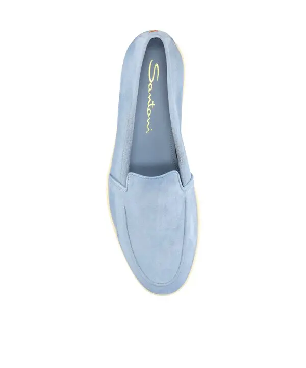 Santoni Slip-on Flat Shoes - Blue