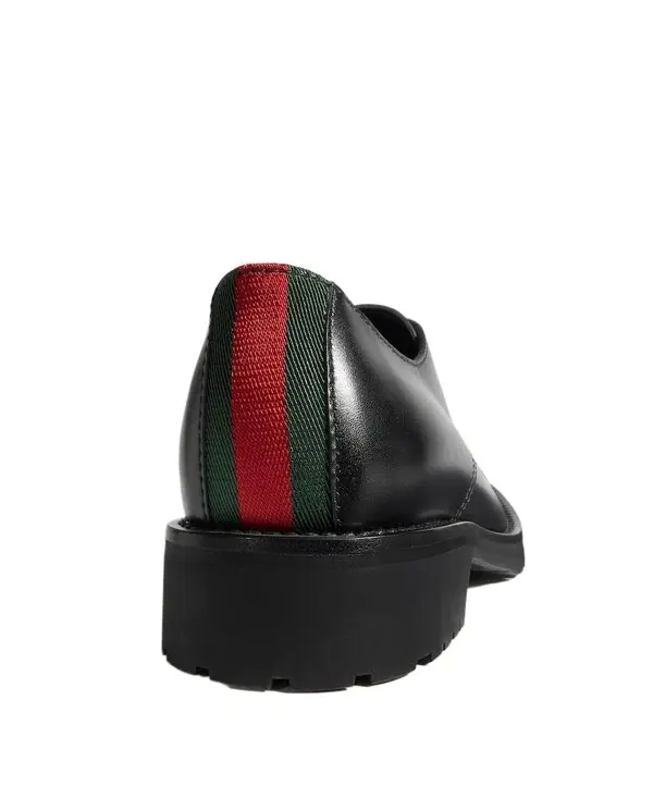 Gucci Web Lace-up Shoe