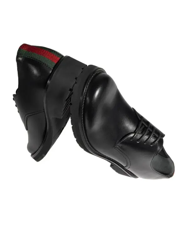 Gucci Web Lace-up Shoe