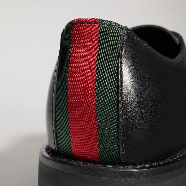 Gucci Web Lace-up Shoe