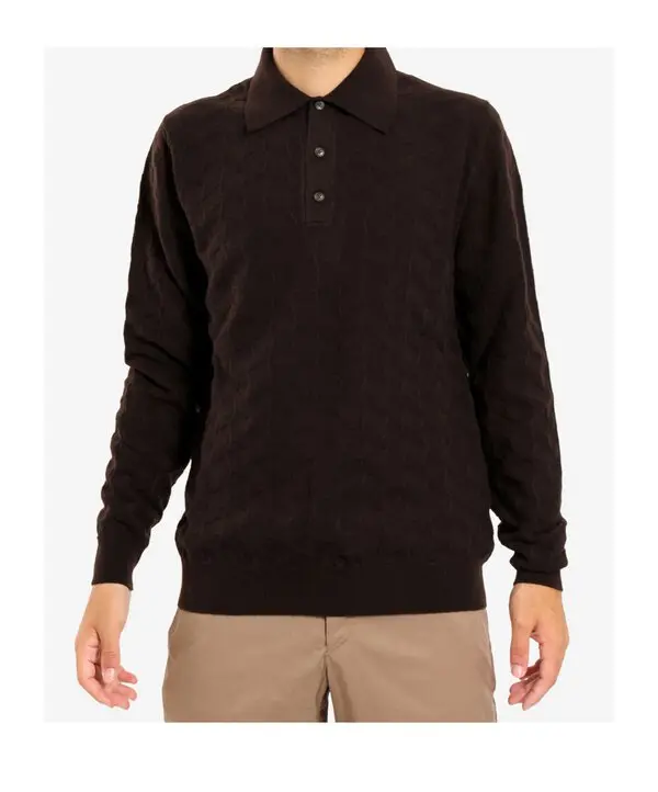 Herno Button-up Knit Top - Brown